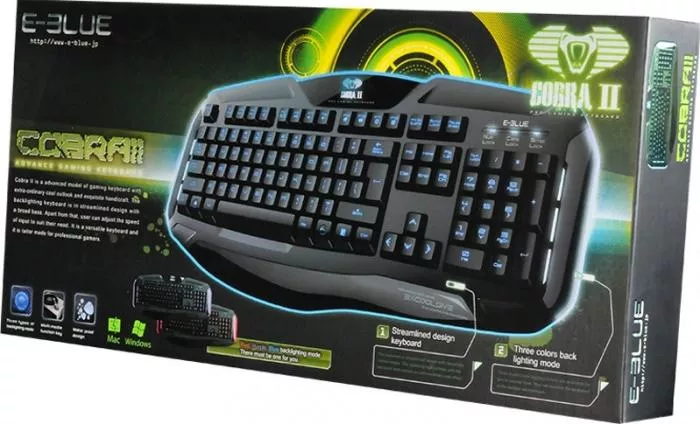 Tastatura E-Blue Cobra II Advanced Gaming iluminare LED