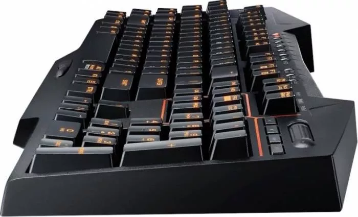 Tastatura Gaming ASUS Strix Tactic Pro Cherry MX mecanica 1.8m Black ...