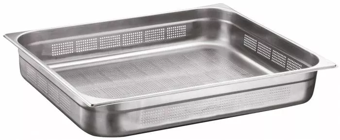 Tava inox perforata gastronorm OZTI 2-1 GNP 200mm mn0191772