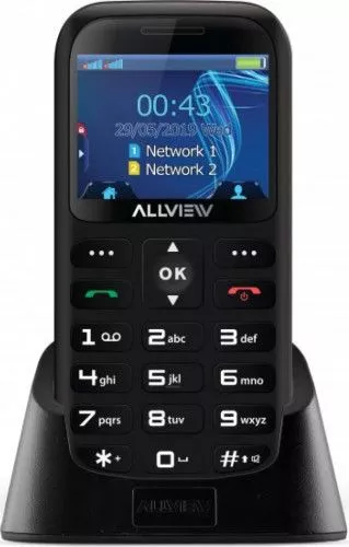 Telefon mobil Allview D2 Senior Dual Sim Black D2SENIOR - cel.ro