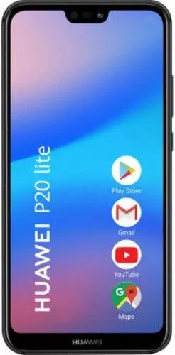 Telefon mobil Huawei P20 lite 64GB Dual Sim 4G Midnight Black 51092EJU ...