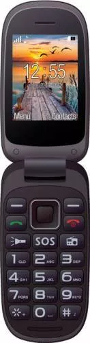 Telefon mobil MaxCom MM 818 Dual Sim Black Blue mm818 black blue - cel.ro