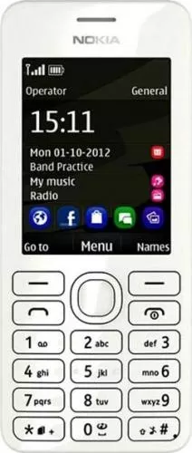Telefon Mobil Nokia 206 Dual SIM White nk206whi.ds - cel.ro