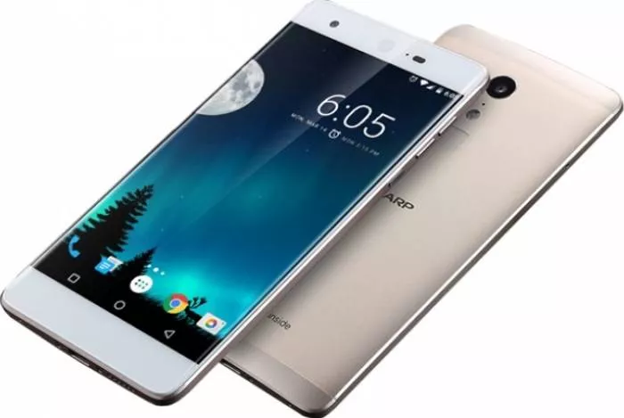 Telefon mobil Sharp A1 32GB Dual SIM 4G Gold sharpa1gold - cel.ro