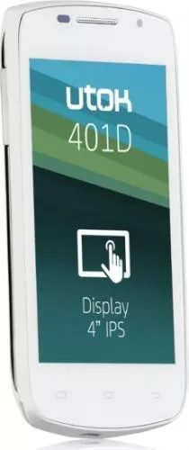 Telefon Mobil UTOK 401D Dual SIM White 401dw - cel.ro