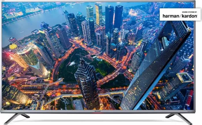 Televizor LED 109 cm Sharp 43UI8872ES 4k Ultra HD Smart TV Silver LC ...