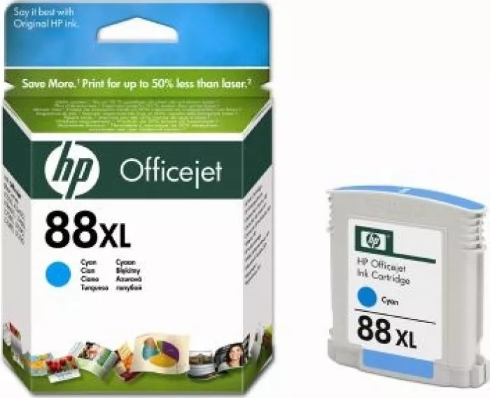 Cartus HP 88XL Cyan Ink Cartridge with Vivera Ink hpc9391ae
