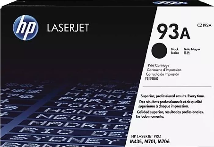Toner HP 93A Black 12000 pag CZ192A - cel.ro