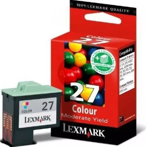 Cartus Lexmark ink 27 Moderate Use Color Print Cartridge lm-321419 - cel.ro