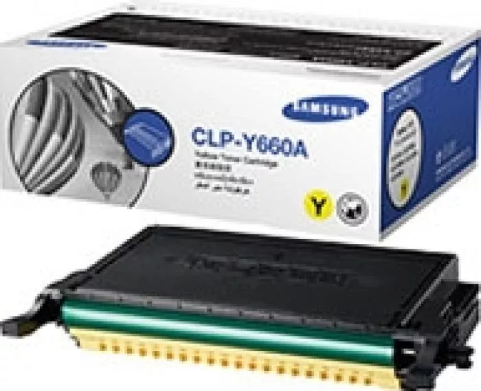 Toner Samsung CLP-Y660A CLP-610ND 660 Galben 2000 pag. clp-y660a/els - cel.ro