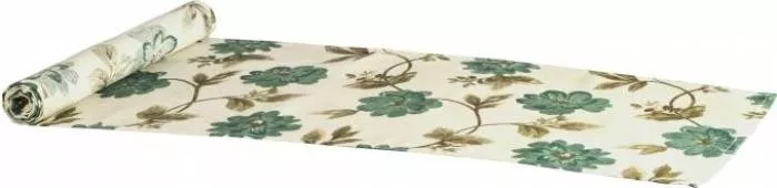 Traversa masa BBC 33x180 cm - Flori Albastre HR-RUN180-FLWB - cel.ro