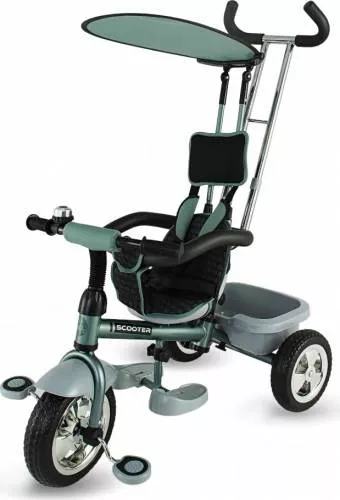Tricicleta DHS Scooter Plus multifunctionala verde 336011780 - cel.ro