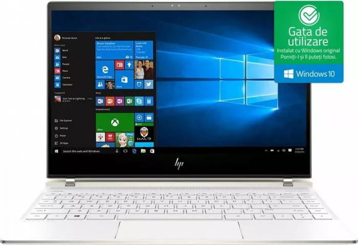 Ultrabook HP Spectre Intel Core Kaby Lake R 8th Gen i5-8250U 256GB SSD 8GB - cel.ro
