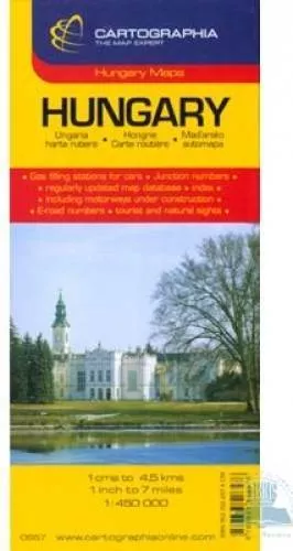 Ungaria - Hungary - Harta Rutiera 963-352-657-4 - cel.ro