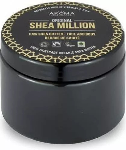 Unt de shea Akoma Skincare nerafinat organic fairtrade cutie 150 ml akm091 - cel.ro