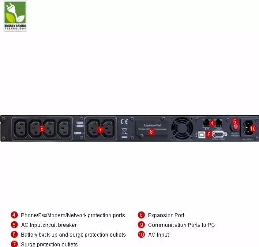 UPS CyberPower OR1000ELCDRM1U 1000VA Rack IEC AVR USB or1000elcdrm1u ...
