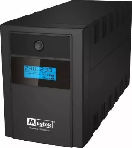 UPS Line Interactiv Mustek 1260 LCD 1200VA IEC 1000019062 - cel.ro