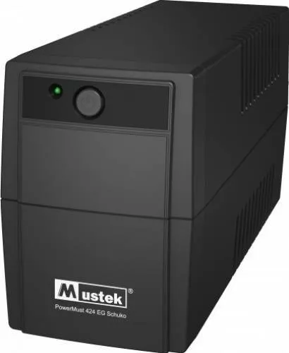 UPS Line Interactive Mustek 424EG 450VA Schuko 400-LED-LIG-T10 - cel.ro