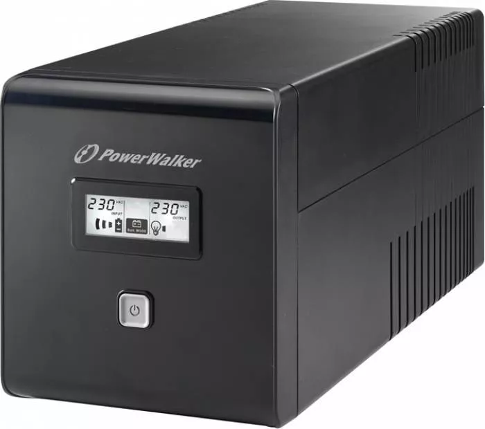 UPS Line-Interactive PowerWalker VI 1000 LCD 1000VA USB Schuko IEC vi 1000 lcd - cel.ro