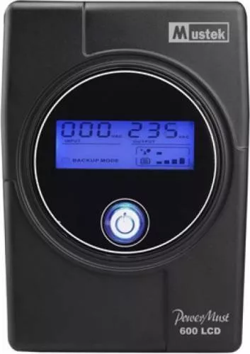 UPS Mustek PowerMust 600 LCD 600VA/360W USB 1000028291 - cel.ro