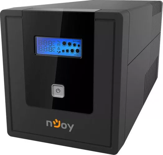 UPS nJoy Cadu 1000 LCD Display 1000VA 600W Negru upcmtls610hcaaz01b - cel.ro