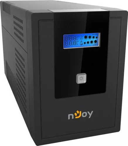 UPS nJoy Cadu 1500 LCD Display 1500VA 900W Negru upcmtls615hcaaz01b - cel.ro