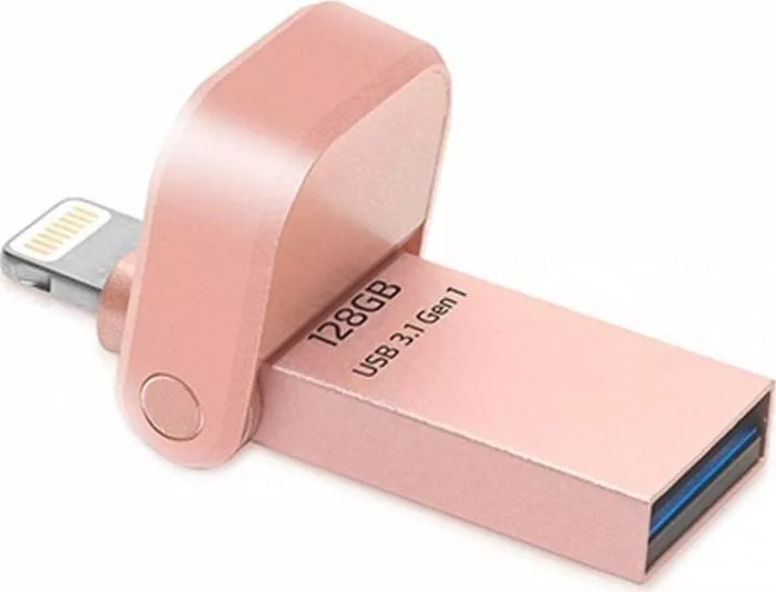 USB Flash Drive ADATA AI920 128GB Lightning USB 3.1 Rose Gold aai920 ...