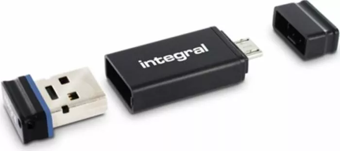 USB Flash Drive Fusion 16GB USB 2.0 + Adaptor Retail Pack