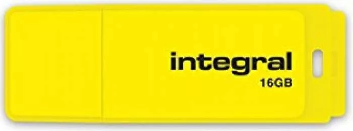 USB Flash Drive Integral Neon 16GB USB 2.0 Galben infd16gbneonyl - cel.ro