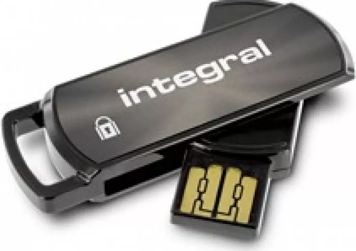 USB Flash Drive Integral 360 8GB Secure Negru infd8gb360secv2 - cel.ro