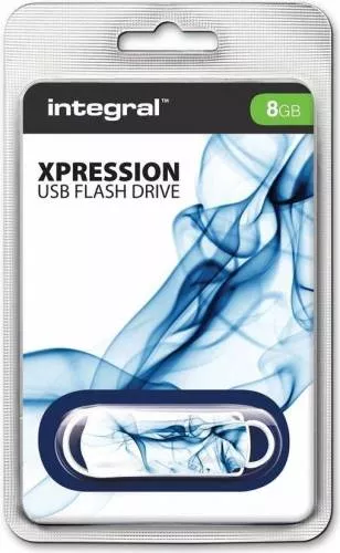 USB Flash Drive Integral Xpression Wave 8GB USB 2.0 infd8gbxprwav - cel.ro