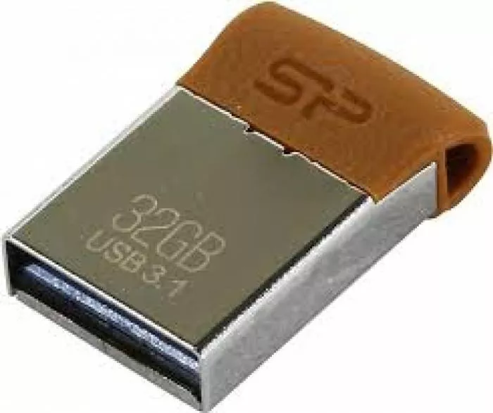 USB Flash Drive Jewel J35 32 GB USB 3.1 COB Metal Brown sp032gbuf3j35v1e - cel.ro