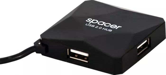 USB Hub Spacer SPH-316 4 x USB 2.0 Negru SPH-316 - cel.ro