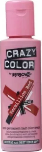 Vopsea de par Crazy Color Vermillion Red 40 pf_126898 - cel.ro