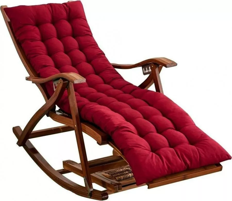 Balansoar Sezlong Terasa Cadru Lemn Rezistent Bambus Interior-Exterior ...